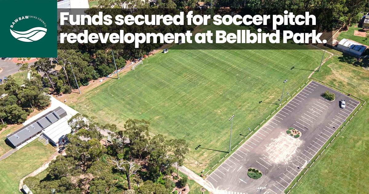 Funds secured for main soccer pitch redevelopment at Bellbird Park