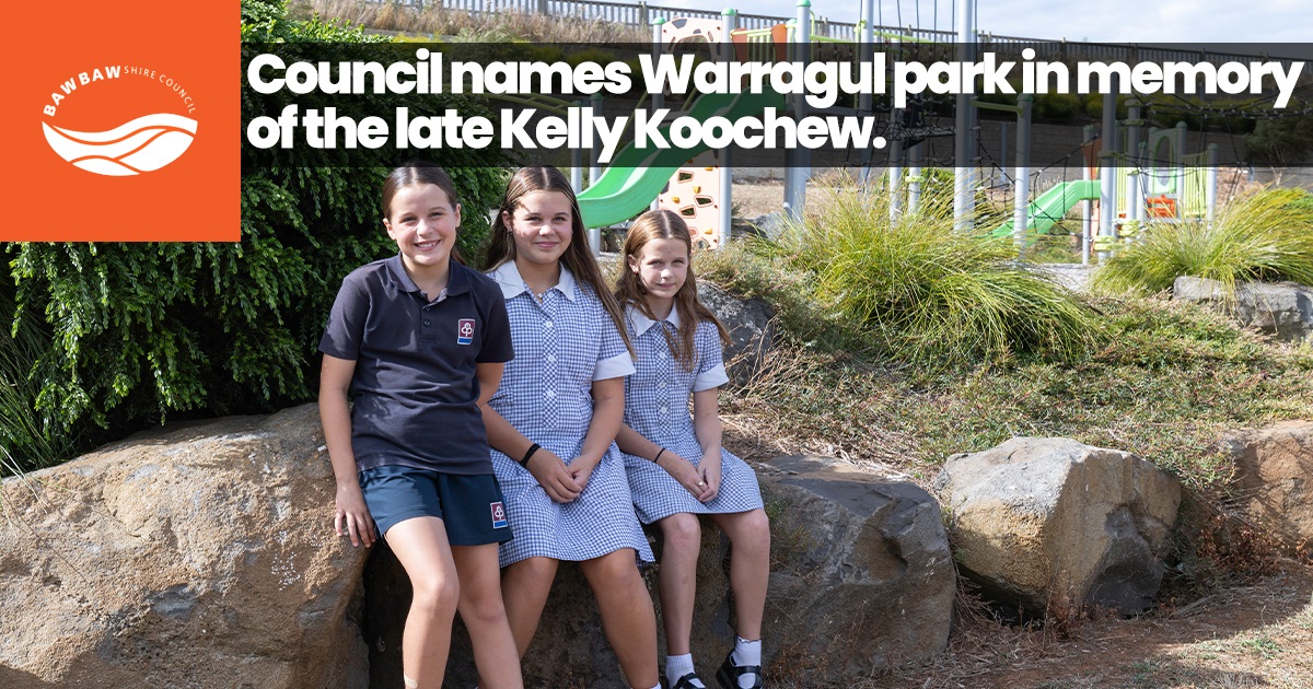 Council names Warragul park in memory of the late Kelly Koochew