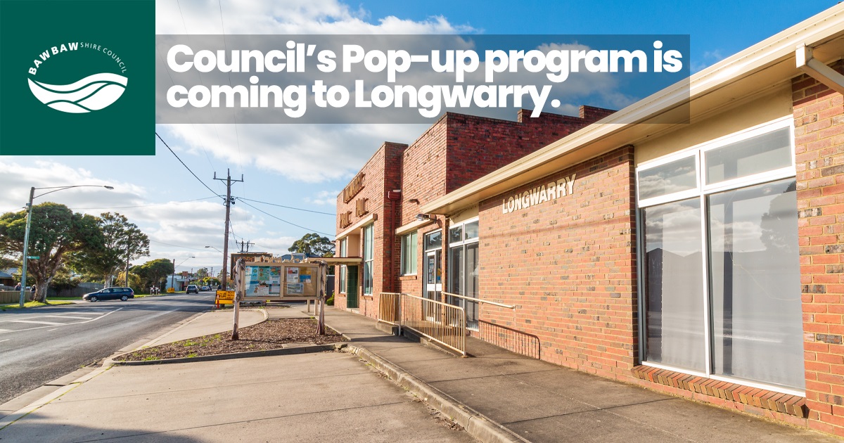 Council Pop-up is heading to Longwarry Market