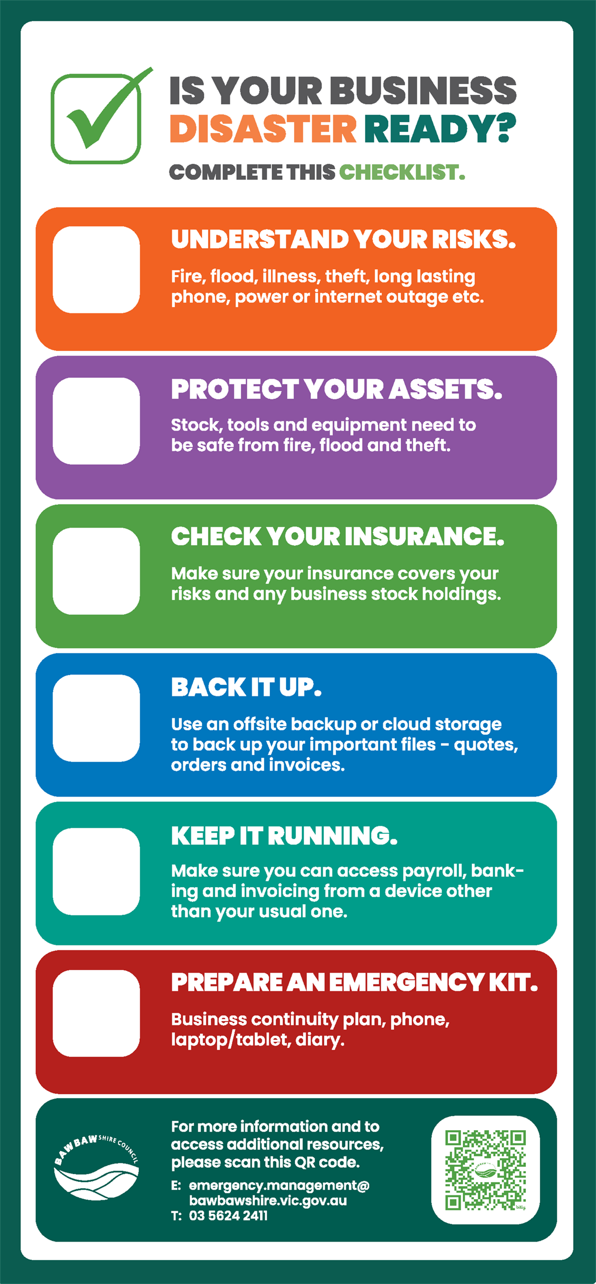 Be Business Ready - Disaster Preparedness