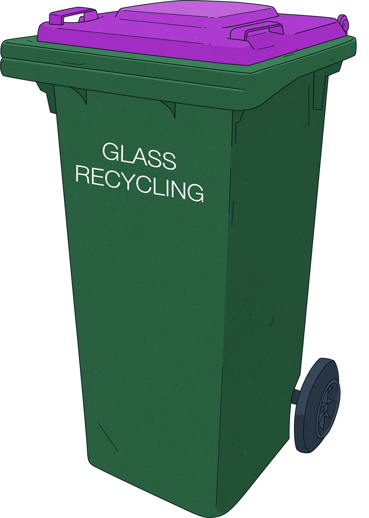 Glass Recycling Bin